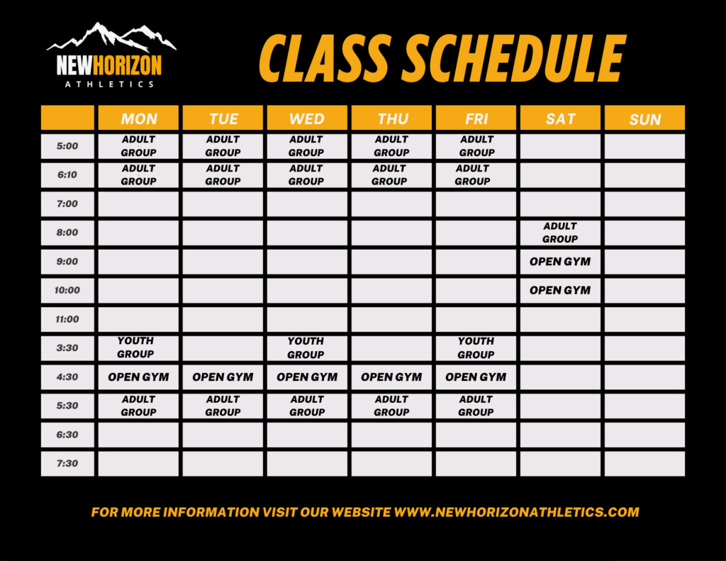 New Horizon Athletics – Live to Inspire, Live with Intention, Love God ...